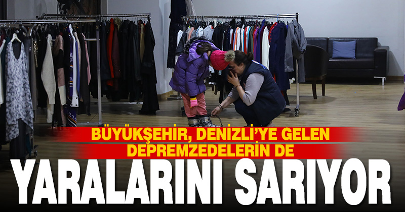 Büyükşehir, Denizli’ye gelen depremzedelerin de yaralarını sarıyor ... Büyükşehir, Denizli’ye gelen depremzedelerin de yaralarını sarıyor ...