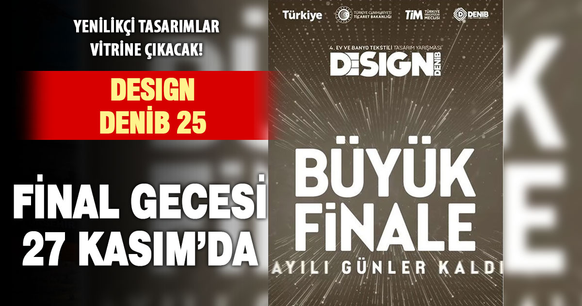 Denizli Haber | Yenilikçi tasarımlar vitrine çıkacak! DESIGN DENİB 25 ...